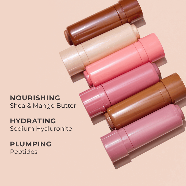 Silky Tint Creamy Multitasking Cheek Stick with Peptides – PÜR Minerals