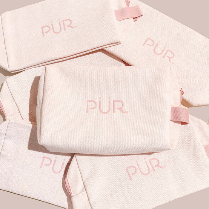 PUR Sustainable Cosmetic Bag that fits your full kit!